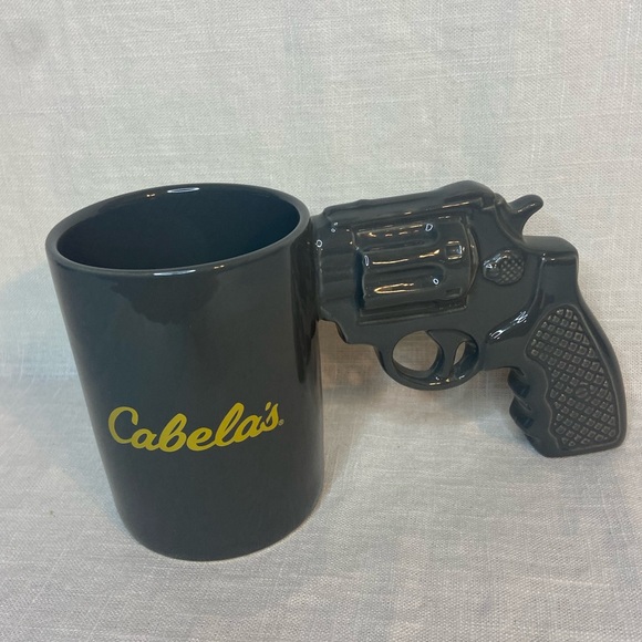 Cabela's | Dining | Cabelas Ceramic Revolver Gun Coffee Mug Tea Cup ...